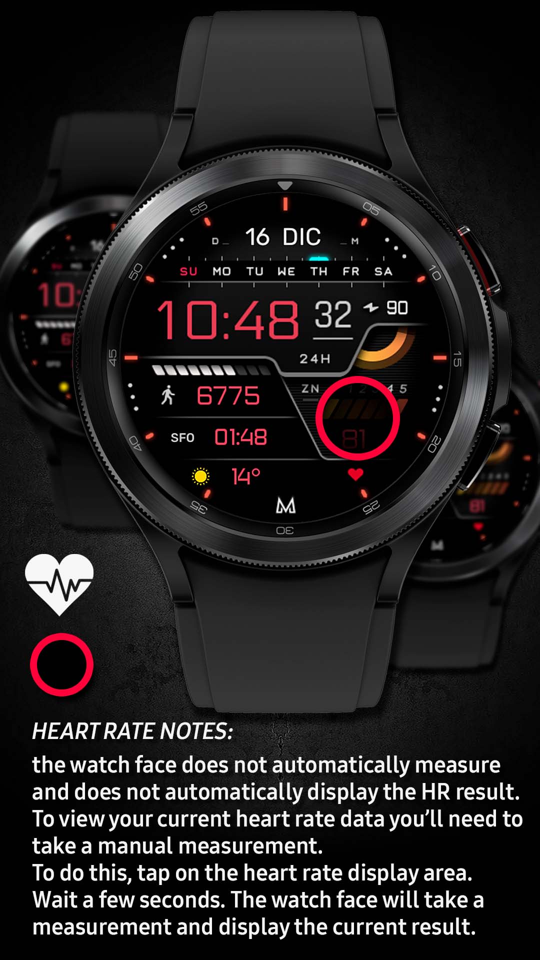 MD285: Digital watch face - Matteo Dini MD Wear OS Tizen